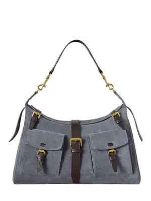 Mulberry Roxanne Buckle-detail Shoulder Bag - Mist Grey