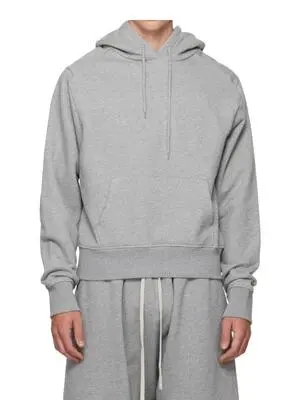 ENTIRE STUDIOS Long-sleeve Hooded Sweatshirt Grey