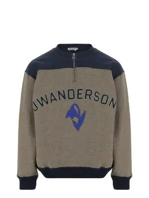 J.W.ANDERSON Jw Anderson Logo Half Zip Sweatshirt - No
