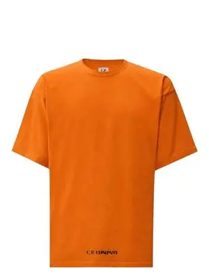 C.P. COMPANY Crew-neck T-shirt - Orange
