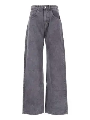 ICON DENIM LOS ANGELES Poppy Wide-leg Jeans - Grey