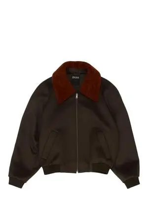 Zegna Zegna Regular Fit Zipped Jacket No