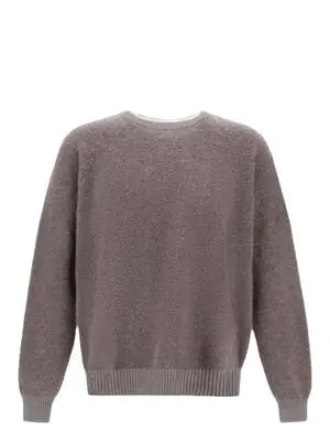 Herno Crew-neck Knit Sweater - Brown