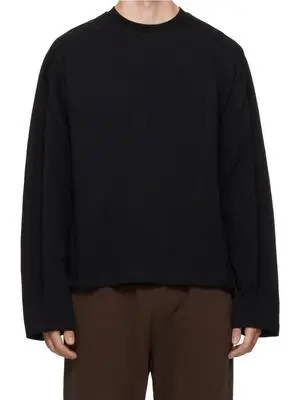 ENTIRE STUDIOS Crew-neck Long-sleeve T-shirt - Black