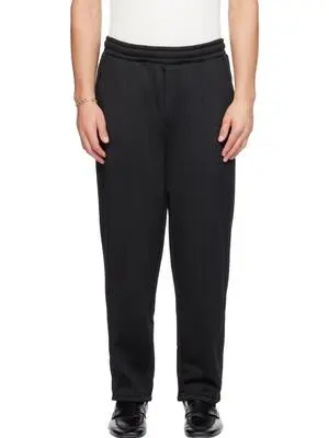ENTIRE STUDIOS Knit Sweatpants With An Elastic Waistband - Black