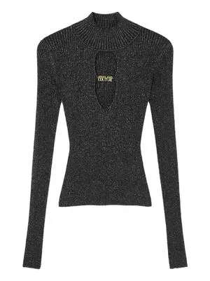 VERSACE Versace Jeans Couture High-Neck Cut-out Detailed Jumper