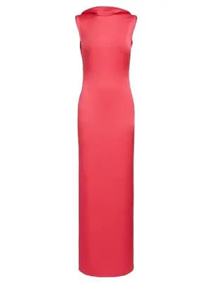 Versace Backless Mid-length Dress - Red