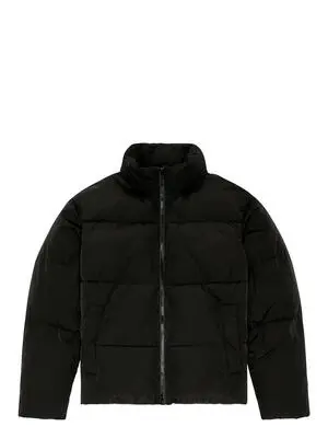 DIESEL® W-raveel Straight Hem Zip-up Down Jacket - Black