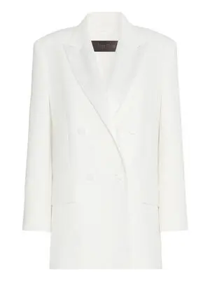 Max Mara Long-sleeve Casual Jacket - White