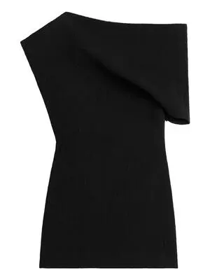 TOTEME One-shoulder Top Black Black