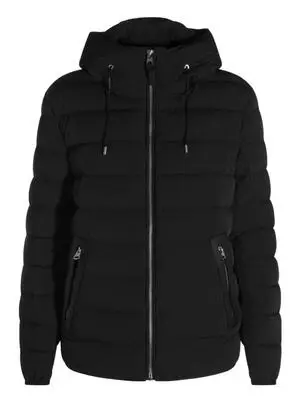 Mackage Quilted Hooded Down Jacket - Black