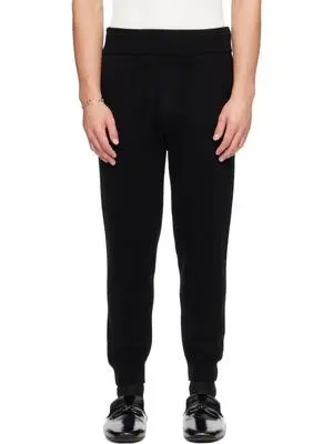 ENTIRE STUDIOS Drawstring-waist Athletic Pants - Black