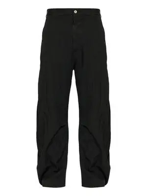 Comme Des Garçons Casual Trousers With Belt Loops - Black