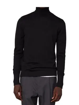 Officine Générale Long-sleeve Turtleneck Sweater - Black