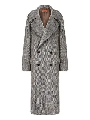MISSONI Oversized Raglan Wool Coat