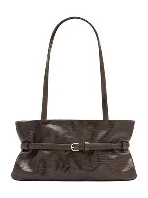 ST. AGNI Belt Detail Shoulder Bag - Brown