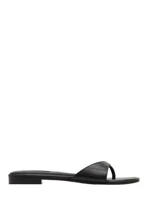 ST. AGNI Everyday Thong Flat - Black