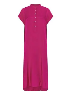 BELYED HANDCRAFT Kurta – Soft Cotton Mandarin Collar Tunic Belyed - Pink