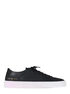 COMMON PROJECTS Grained Leather Sneakers Black