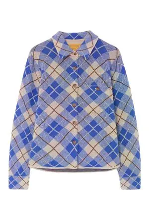 Guest In Residence The Dylan Plaid-pattern Shirt - Blue