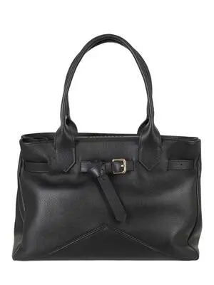 BALLANTYNE Medium Kate 993 Buckle-detail Handbag - Black