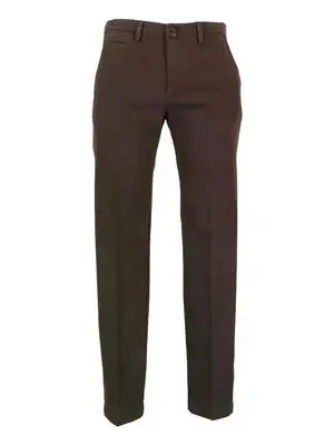 BRIGLIA 1949 Straight-leg Chino Trousers - Brown