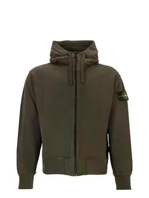 Stone Island 6100009 Organic Cotton Fleece Sweatshirt - Brown