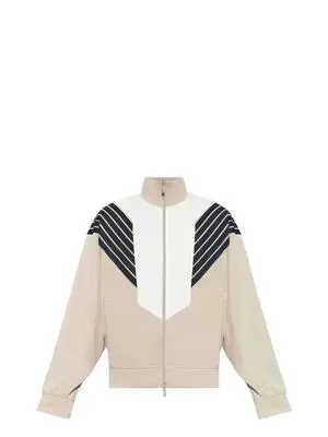Dsquared2 Panelled Stripe-detail Track Jacket Neutrals