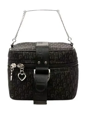 DIOR 2004 Mini Diorissimo Trotter Canvas Vanity Bag
