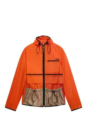 MARNI Orange Nylon Jacket With Drawstring Pockets