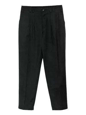 Canali Pleated-detail Trousers - Grey