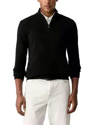 COLMAR Quarter-zip Knitted Sweater - Black