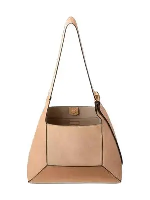 JIMMY CHOO Diamond Suede Shoulder Bag