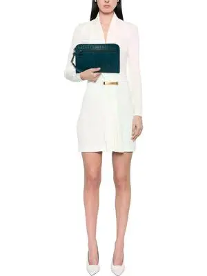 Bottega Veneta 2012-2026 Nappa Intrecciato Clutch Bag - Blue