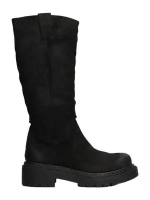 Ash Detroit Suede Knee-high Boots - Black