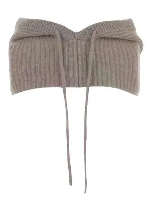 Arch4 Ribbed Cashmere Hood - Neutrals