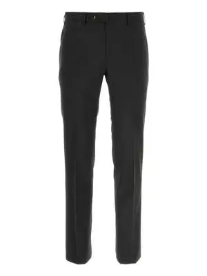 PT TORINO Cotton Chino Trousers - Black