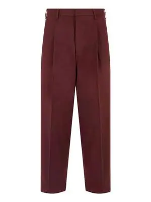 SLOWEAR Pleated Straight-leg Trousers
