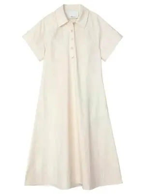 3.1 Phillip Lim Short-sleeves Midi Dress - Neutrals