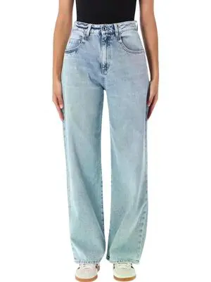 ICON DENIM LOS ANGELES Icon Poppy Washed Straight-leg Jeans