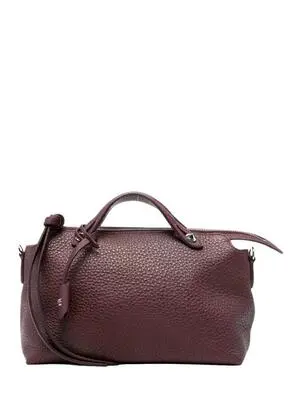 FENDI Medium By The Way Grained-leather Clutch Bag