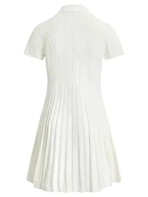 Polo Ralph Lauren Cable-knit Polo Dress - Neutrals