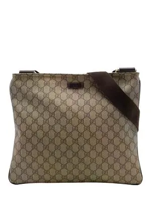 Gucci 2016-2026 Gg Supreme Crossbody Bag - Neutrals