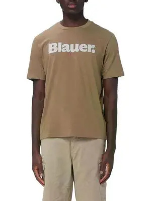 BLAUER. Logo-print T-shirt - Neutrals