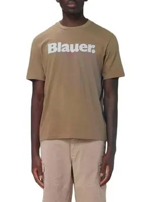BLAUER. Logo-print T-shirt - Neutrals