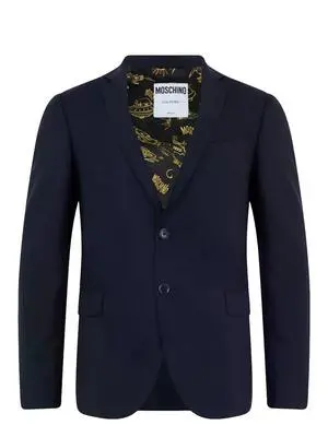 Moschino Chest-pocket Blazer - Blue