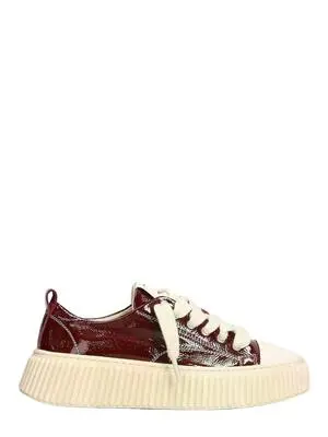 RHUN 2020 Crinkled-finish Sneakers - Red