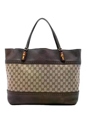 Gucci 2016-2026 Large Gg Canvas Laidback Crafty Tote Bag - Neutrals
