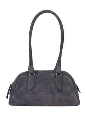 A.p.c. Small Paloma Suede Shoulder Bag Grey