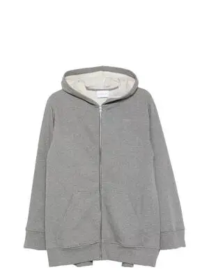 7 For All Mankind Cape-style Zip-up Hoodie - Grey